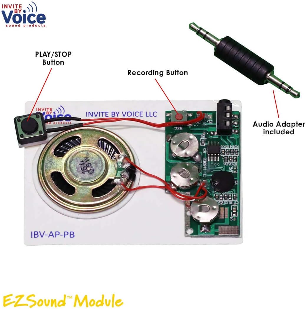EZSound Module – Push Button Activated – Easy to Record – 120 Seconds ...