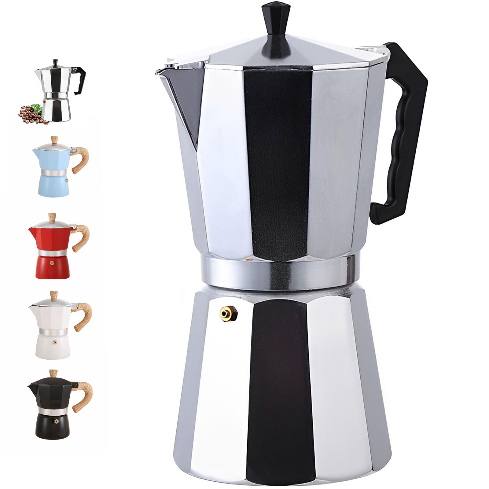 DITOSH 14 Cup Aluminum Espresso Stovetop Coffeemaker Percolator Italian ...