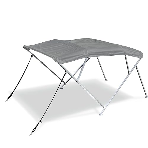 Savvycraft 4 Bow Bimini Top, 8 Feet Long Square Tube Bimini Top Set ...