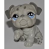Amazon.com: Littlest Pet Shop Bulldog #881 (Brown (Dark), Purple/Pink ...