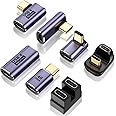 Amazon.com: USB C Adapter (7 Pack) with 100W 40 Gbps 8K 60Hz, 90 Degree ...