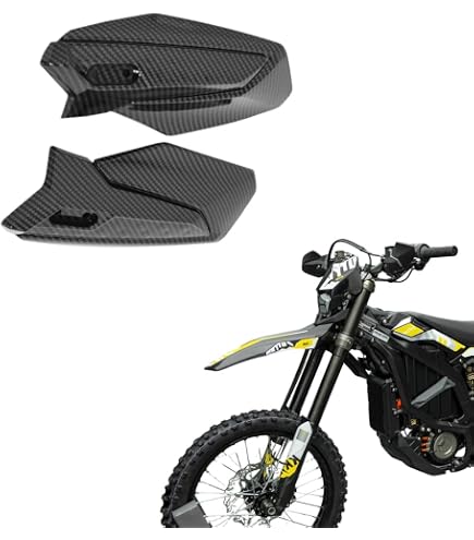 Dirt Bike Headlight Protection Carbon Fiber Headlight Cover For Surron ...