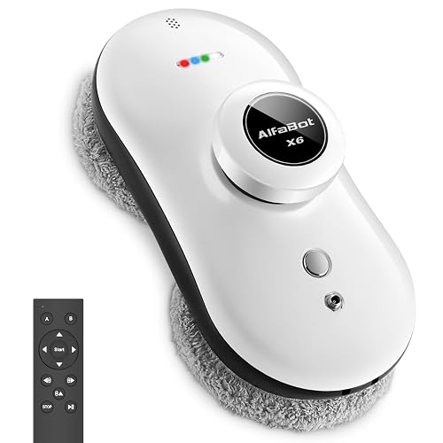 AlfaBot Window Cleaning Robot, X6 Automatic Smart Glass Cleaner Robot ...