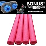 Amazon.com: Oodles of Noodles Deluxe Foam Pool Swim Noodles - 6 Pack ...