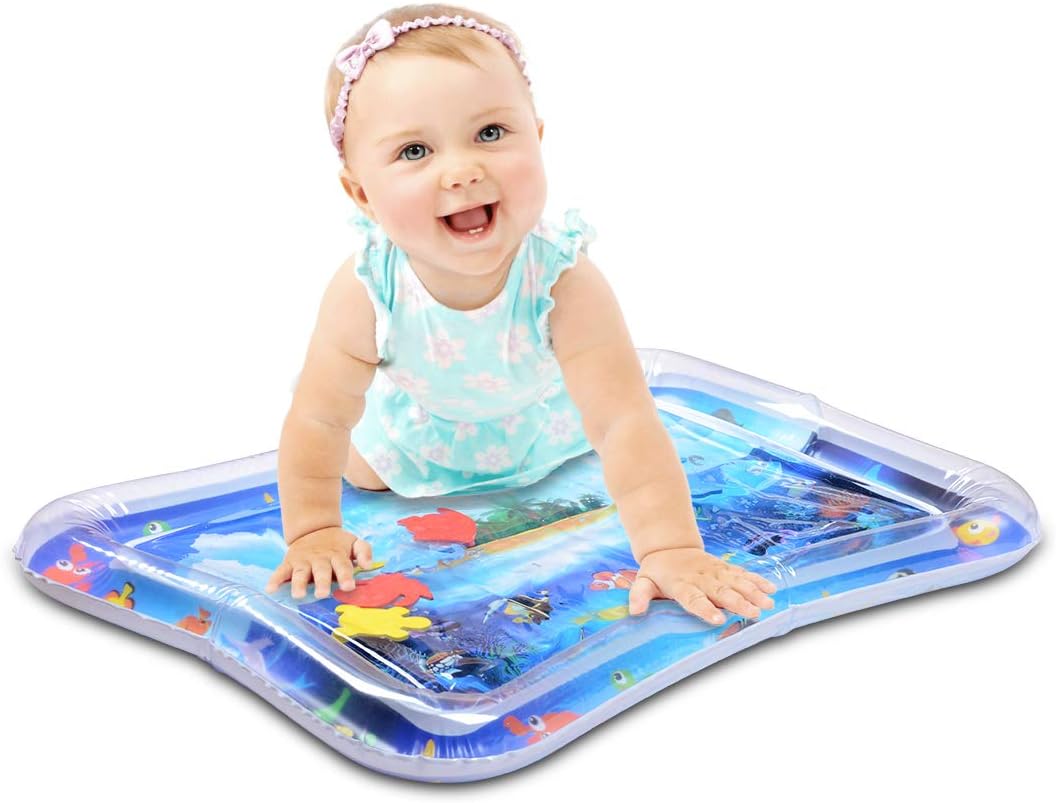 WEY&FLY Inflatable Tummy Time Water Play Mat,Baby & Toddlers is The ...