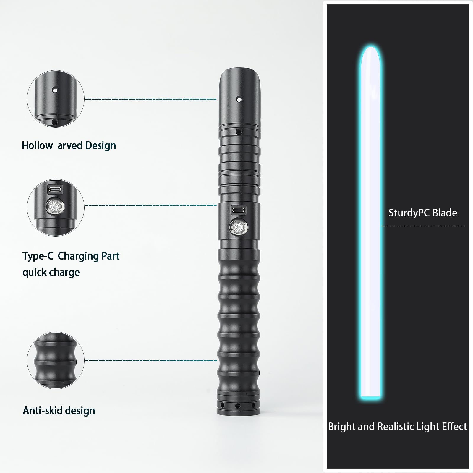 Mua Smooth Swing Lightsaber Metal Hill FX Dueling Motion Control Heavy-Duty Light Saber with 4 ...