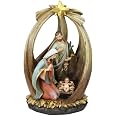 Amazon.com: napco 12" Holy Family with Star of Bethlehem Christmas ...
