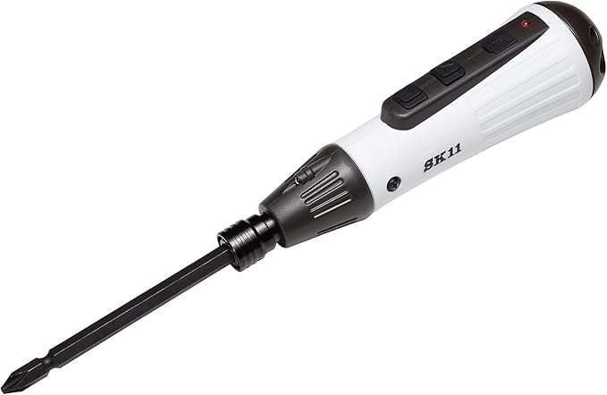 Amazon | SK11(エスケー11) 充電式デュアルドライバー 電動と手回しのデュアルドライブ USB充電 SDV-DUO-WH/BK ホワイト | 電工ドライバー