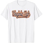 Amazon.com : Virginia Tech Hokies Laurels Officially Licensed T-Shirt ...