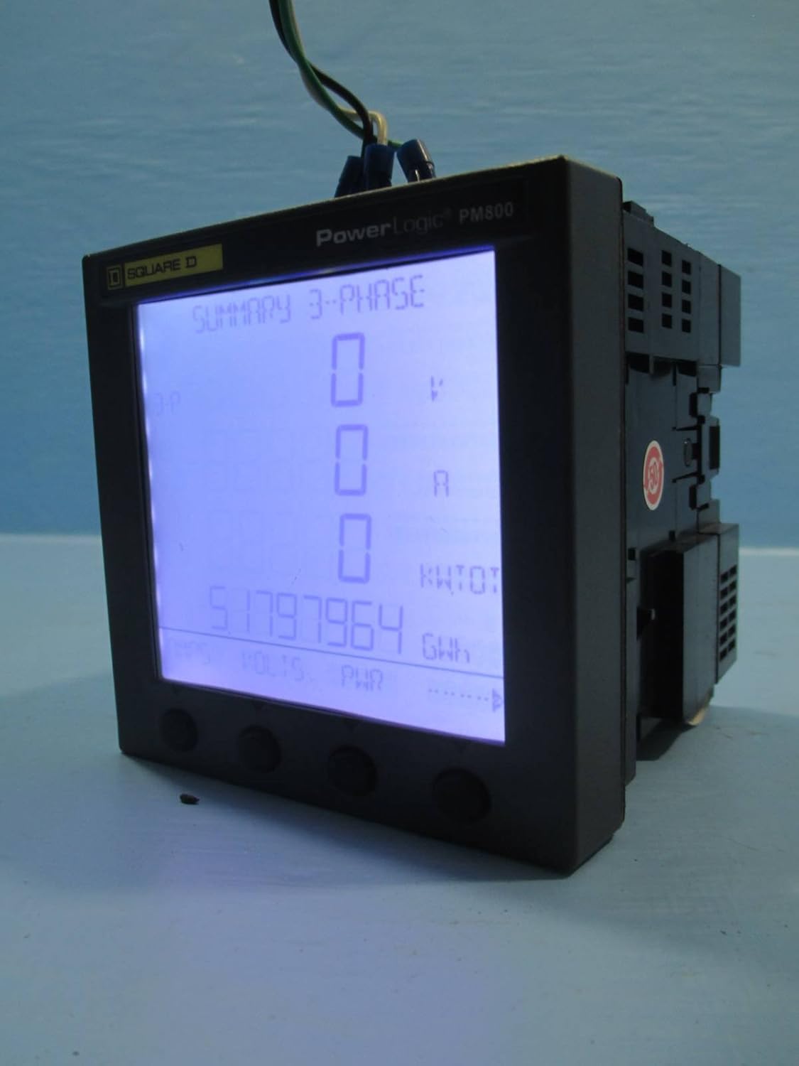 Square D PowerLogic PM870 PM8ECC Ethernet Interface Display Schneider ...