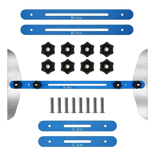 Petersty Stair Tread Template Tool, Stainless Steel Stair Measurement ...