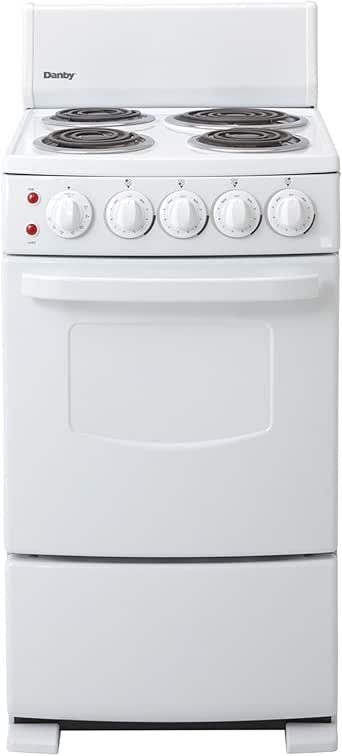 Amazon.com: 20" Freestanding Electric Range with 4 Coil Burners 2.6 cu ...