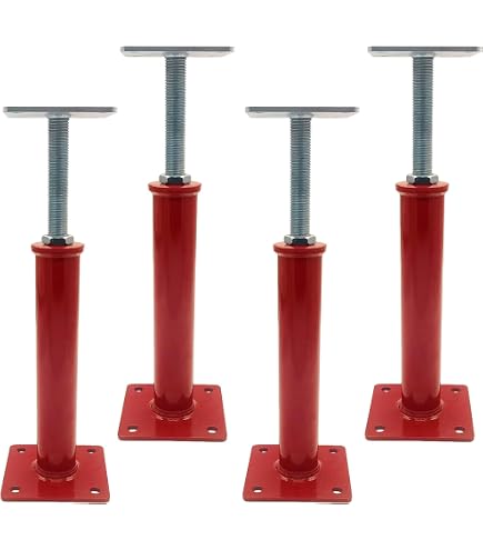 House Floor Screw Jacks Screw Jack Lasnten 2 Pcs 4.5x4.5 Post