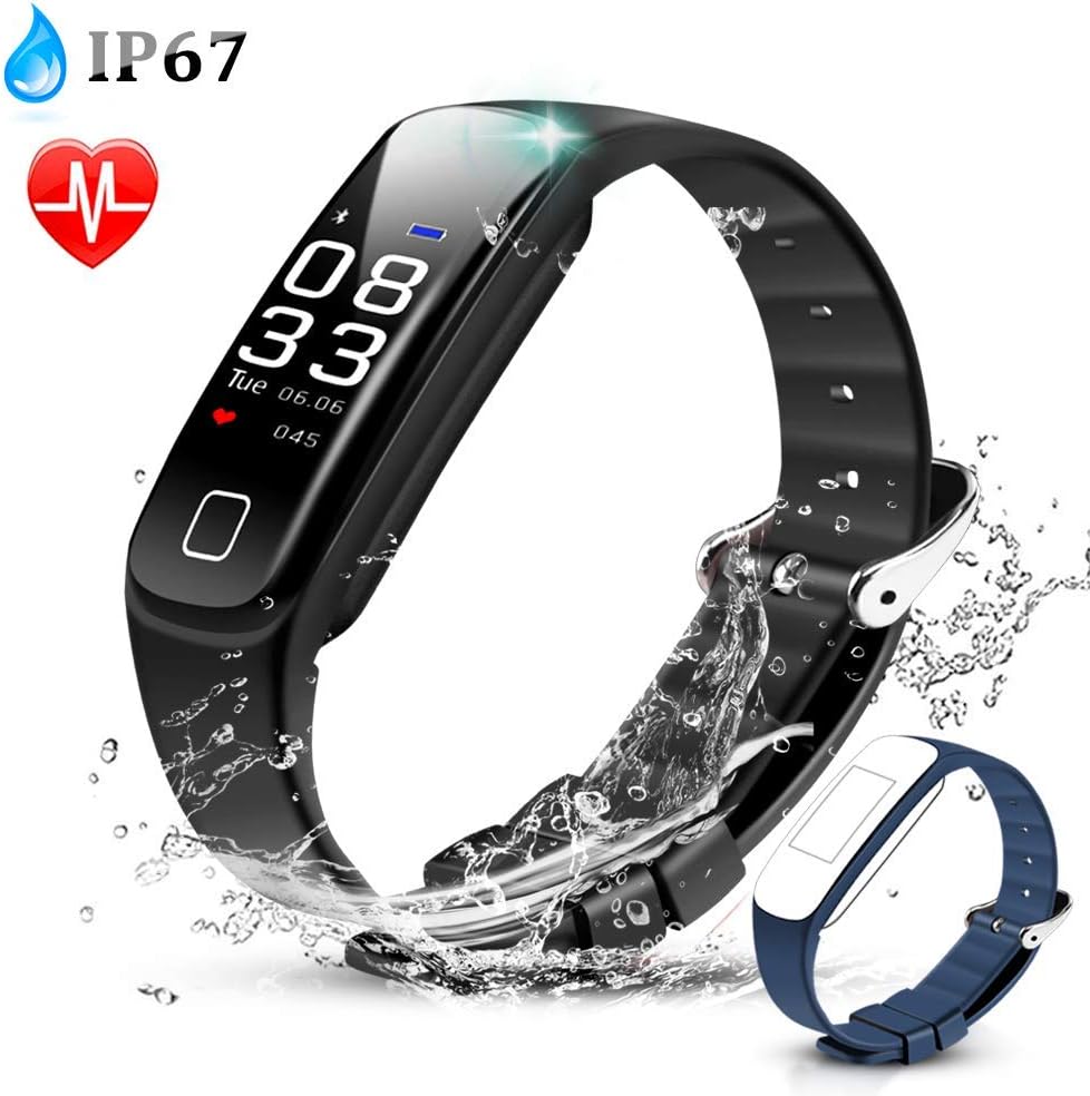 Pulsera Actividad con Pantalla Color y Correa Recambia, AGPTEK Pulsera ...