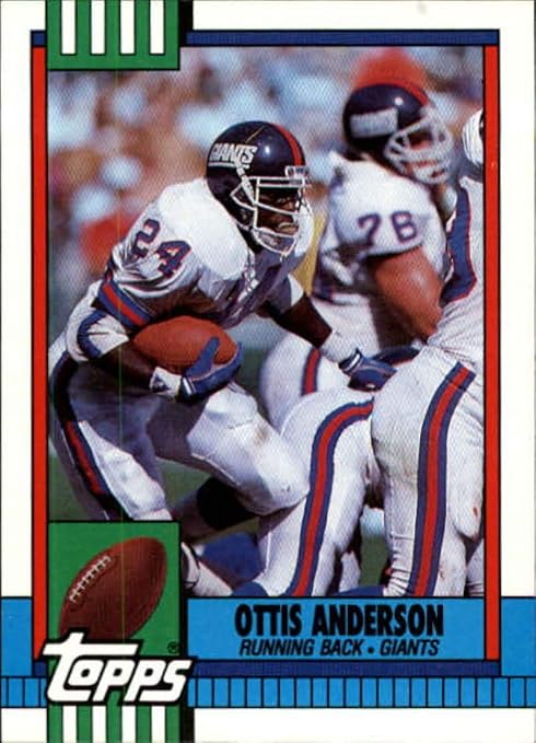 Amazon.com: 1990 Topps #59 Ottis Anderson NY Giants NFL Football Card ...