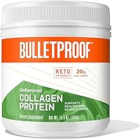 Amazon.com: Bulletproof Unflavored Collagen Protein Powder, 18g Protein ...
