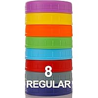 Amazon.com: REGULAR Mouth Mason Jar Lids [8 Pack] for Ball, Kerr and ...