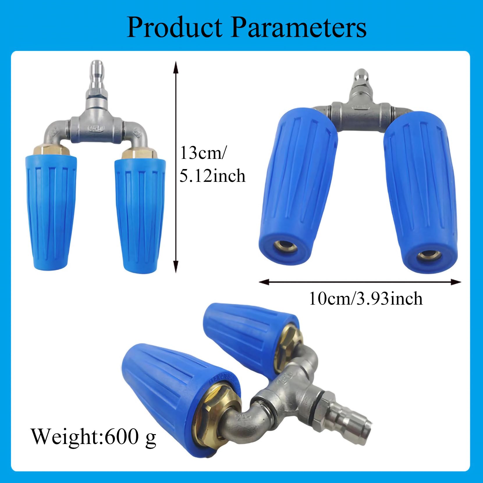 Mua Dual Turbo Nozzle Pressure Washer,Power Washer Tips Set,360 ...