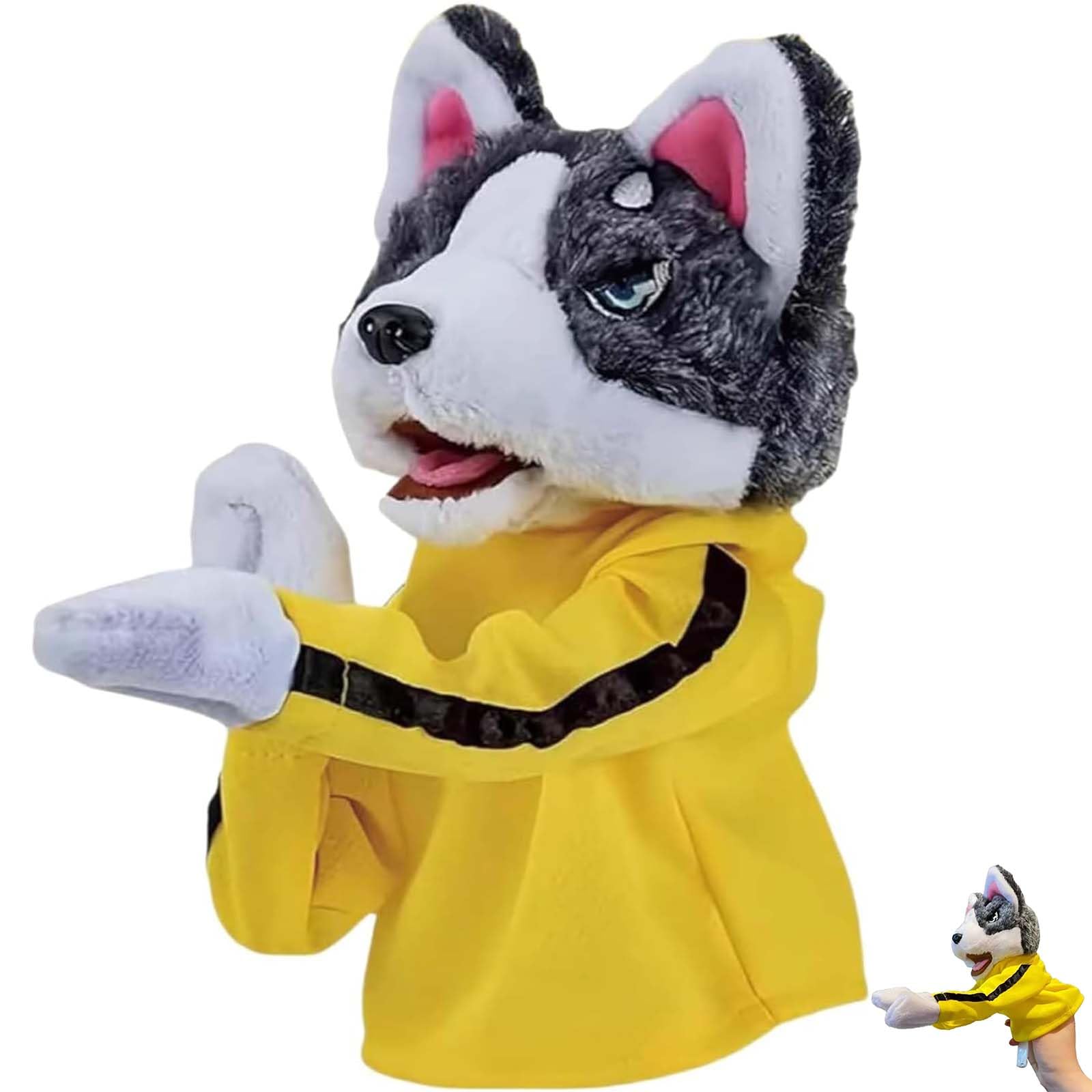 Kung Fu Husky, Punching Puppet, Dog Hand Puppet - Boxing Puppets, Kung ...
