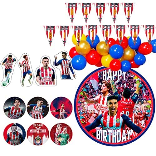 Kit de Suministros Chivas Guadalajara Decoracion Set de Globos para ...