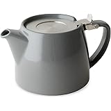 Amazon.com | FORLIFE Stump Teapot with SLS Lid and Infuser, 18-Ounce ...