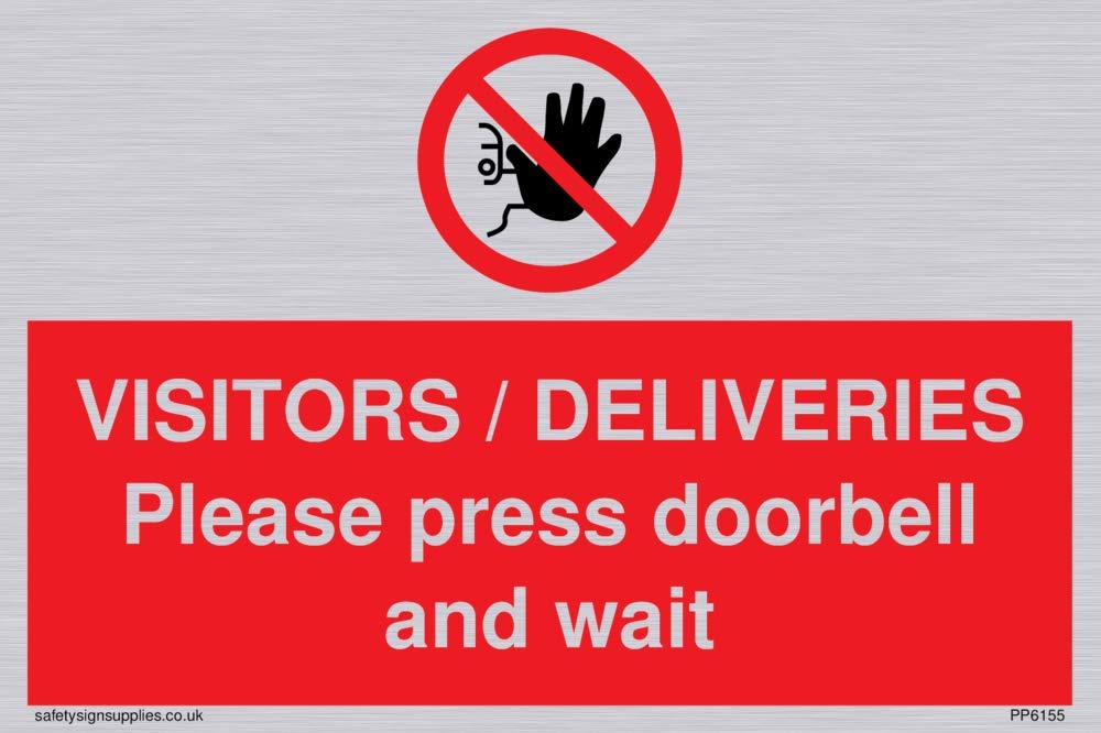 VISITORS/DELIVERIES Please press doorbell and wait - BigaMart