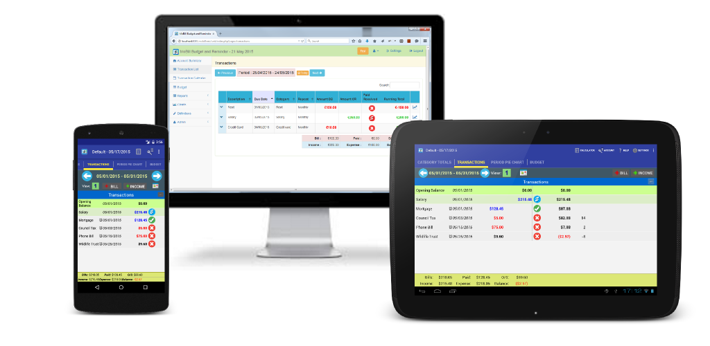 Amazon.com: MoBill Budget and Reminder: Appstore for Android