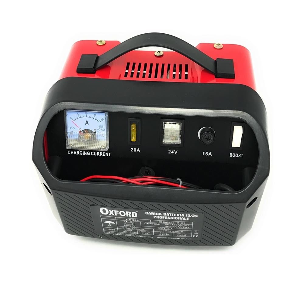 Gloriashoponline CARICABATTERIA Auto 12 24 Volt Caricatore Carica ...