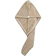 Amazon.com : Pugnum Microfiber Hair Towel,Super Absorbent Hair Turbans ...