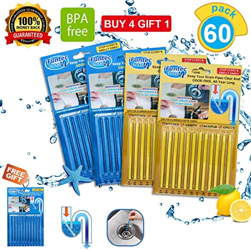 Buy Drain Sticks, Sink Sticks Drain Cleaner Sticks Deodorizer Sticks ...