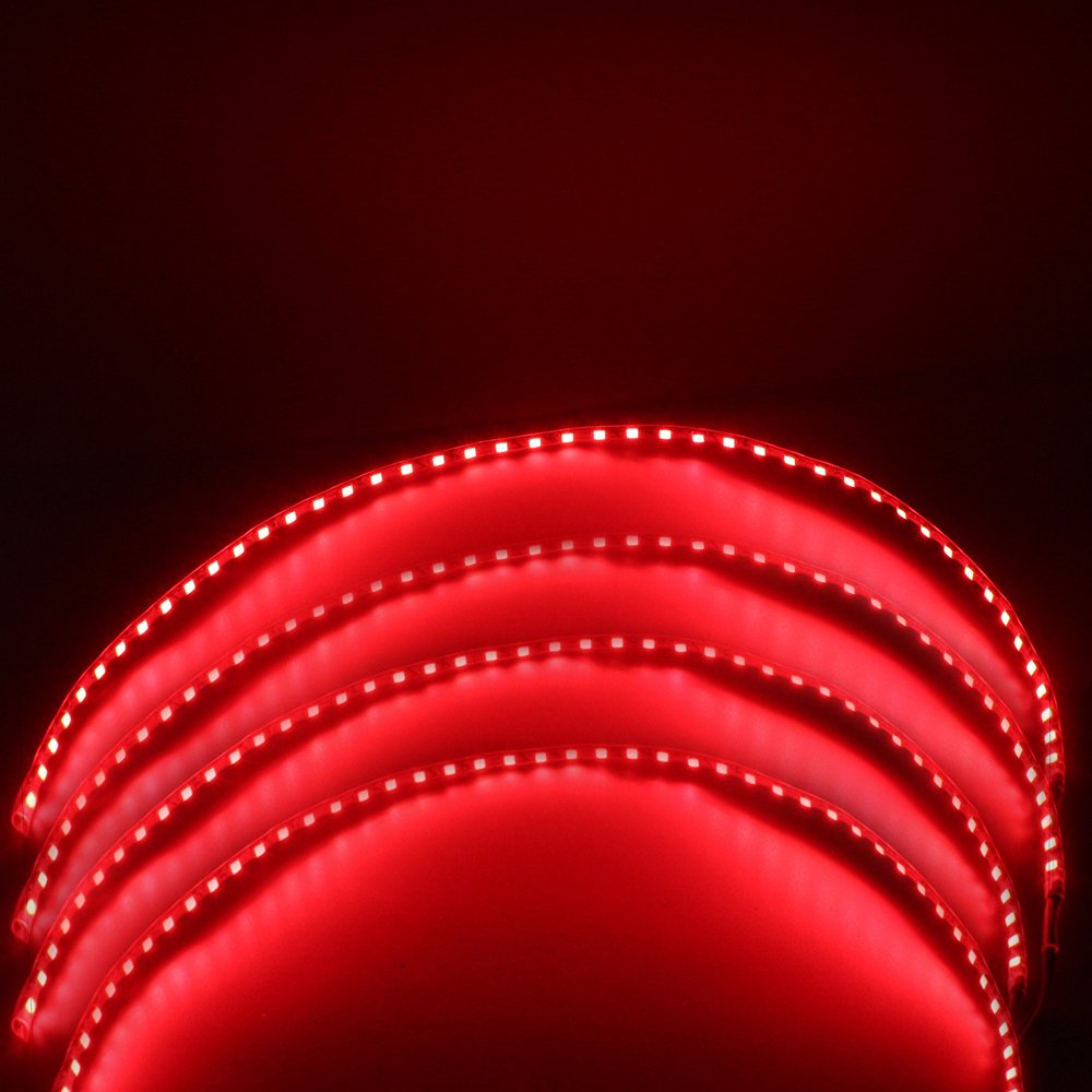 Amazon.com: Grandview 4-Pack Super Bright Red 90CM DC12V Flexible LED ...