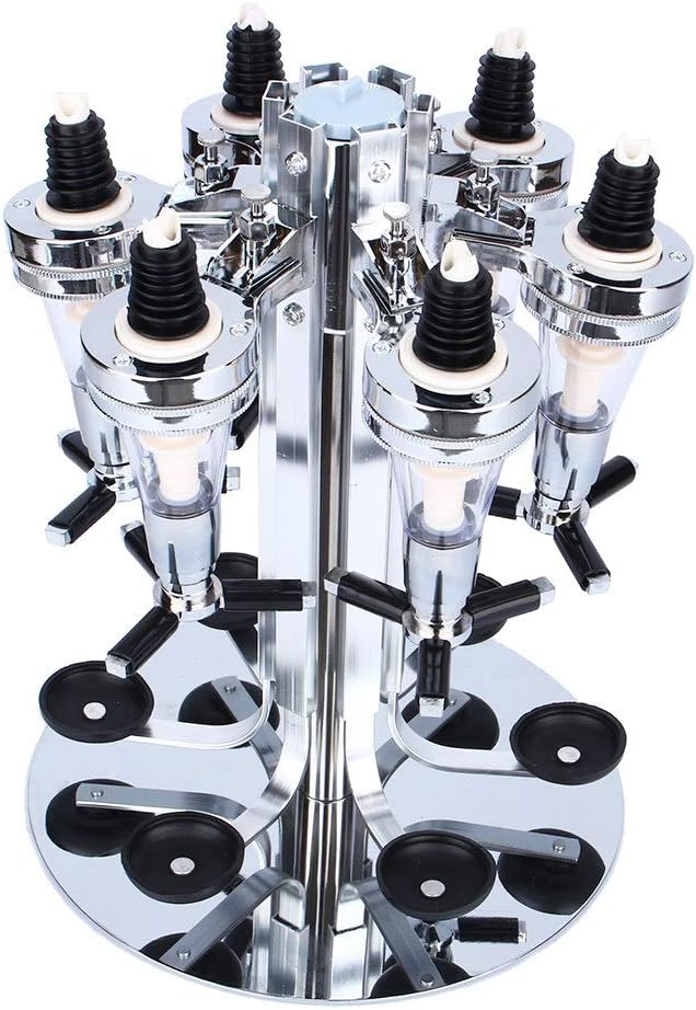 Bar Butler 6 Bottle Rotary Stand, 30ml Drinks Optic Party Dispenser ...