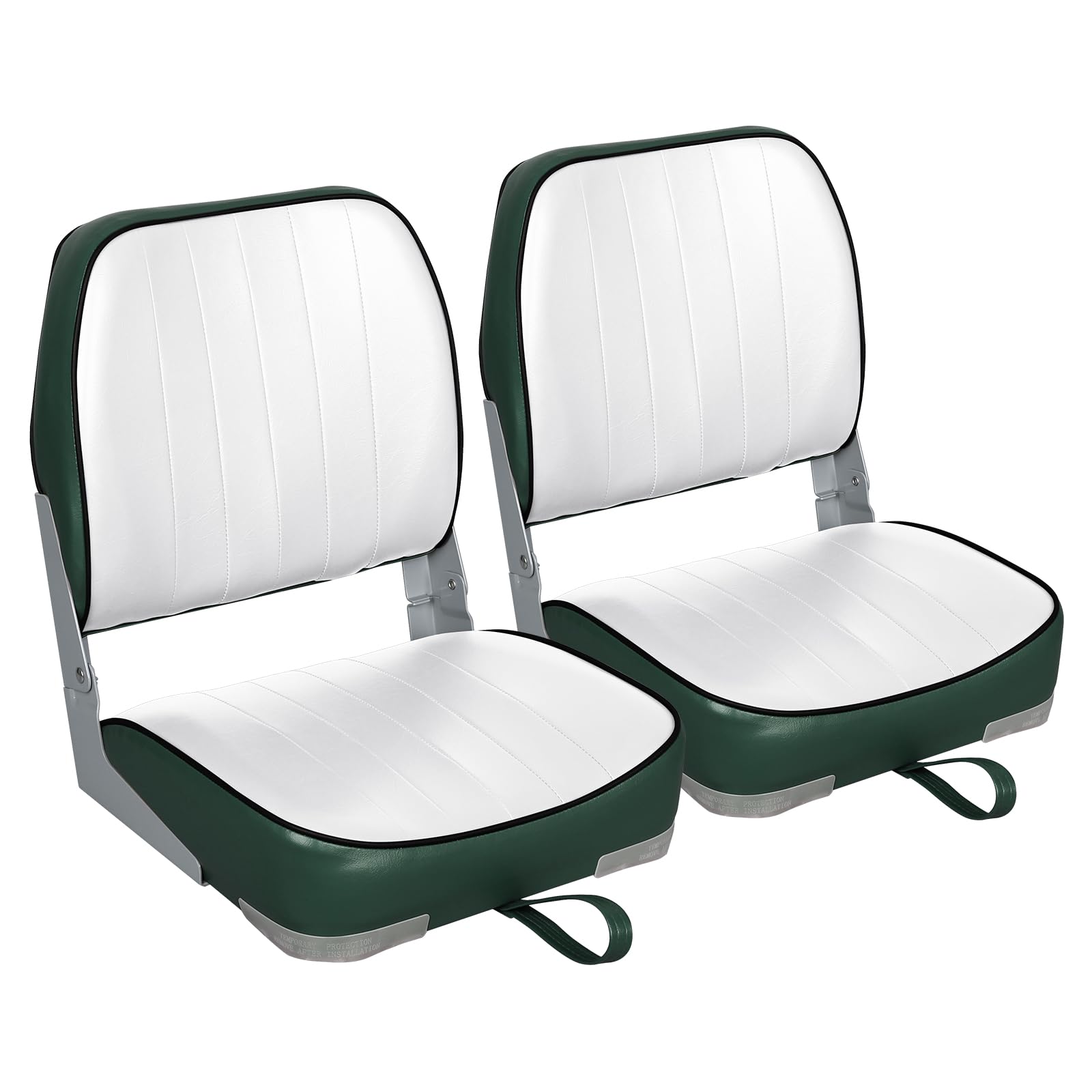 Leader Accessories A Pair of New Low Back Folding Boat Seat (2 seats ...