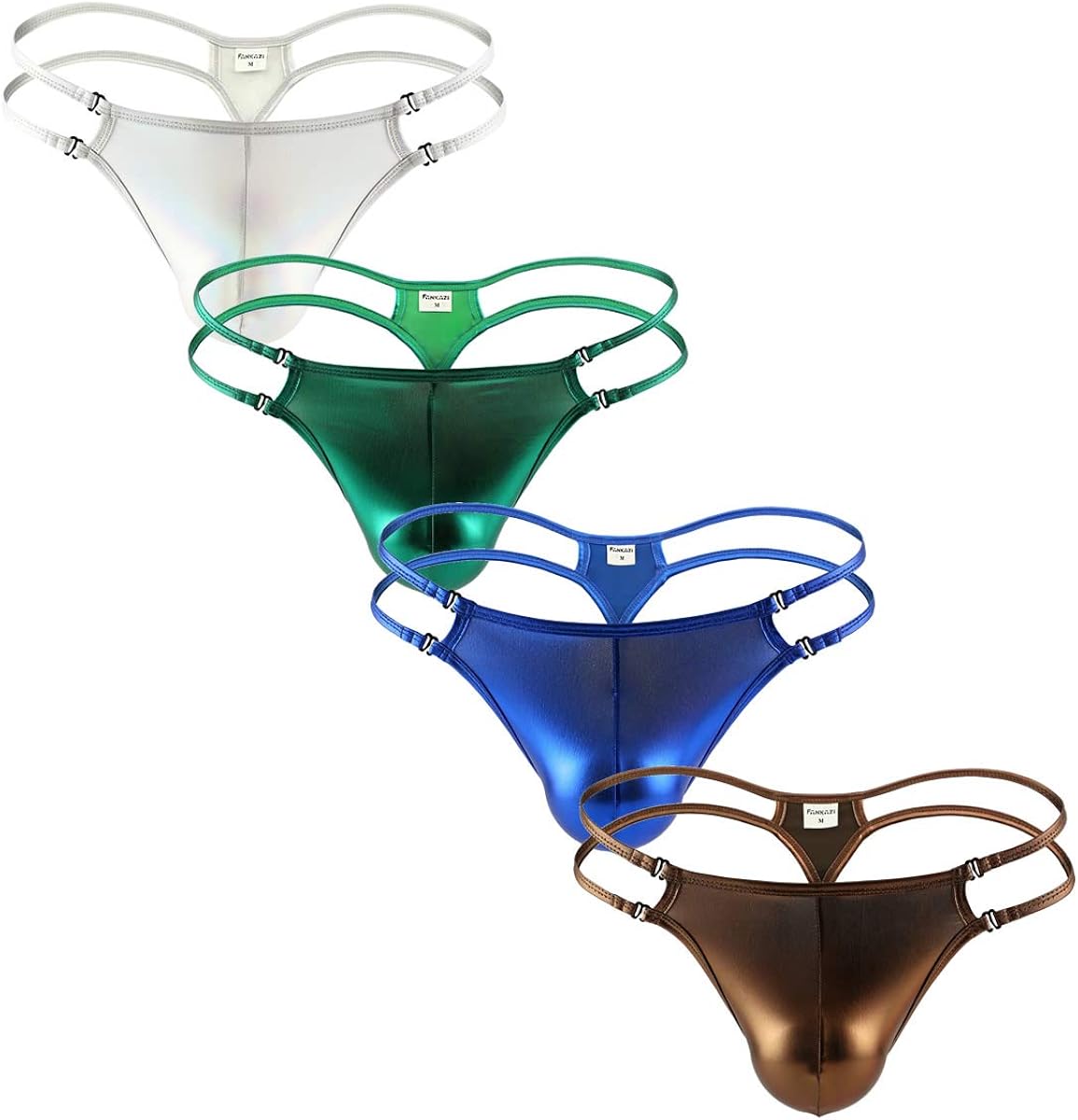 YUFEIDA Men's Sexy Thongs Underwear G-Strings Underpants Sexy Open ...