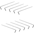 Litoexpe 10 Pieces 3/32" Hex Key Wrench, L Shape Allen Wrench, Chrome ...