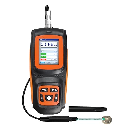 Gauss Meter Rechargeable Tesla Meter with ±1% Precision Hall Probe, 0 ...