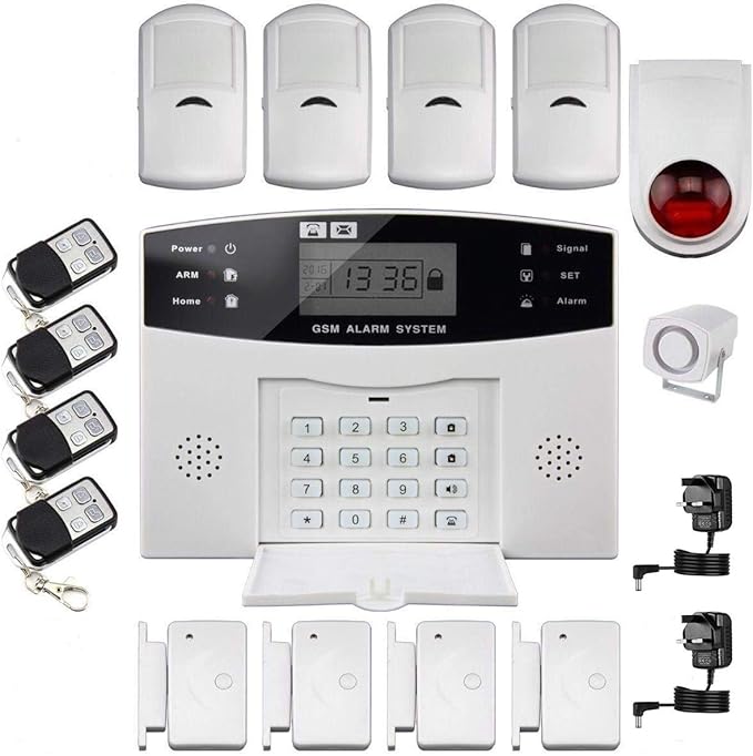 Discoball Burglar Alarm House Security System GSM Auto Dial Home ...