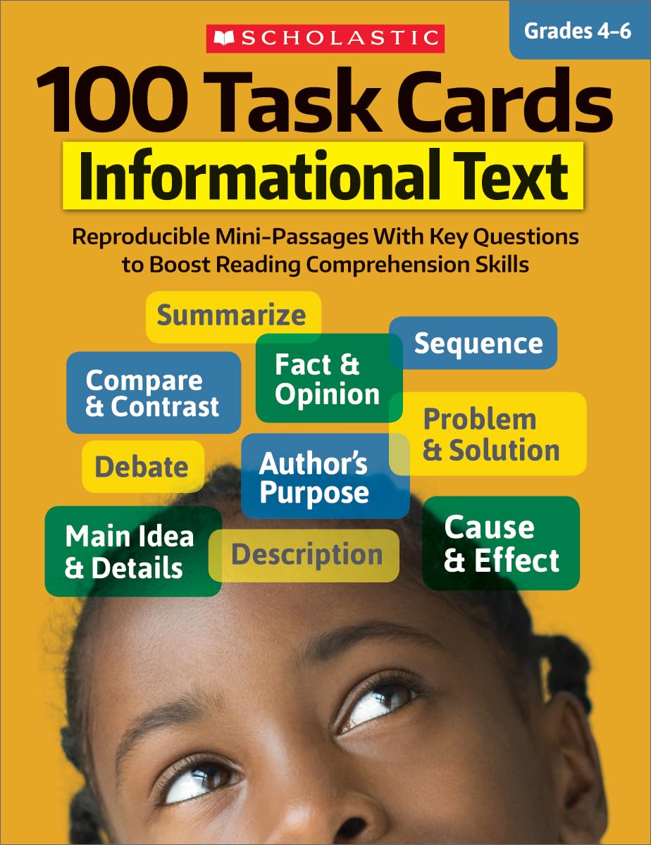 Mua 100 Task Cards: Informational Text: Reproducible Mini-Passages With ...