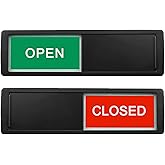 Amazon.com : Open Closed Sign, Open Signs Privacy Slide Door Sign ...