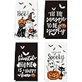 Amazon.com: Artoid Mode Ghost Pumpkins Bats Cat Hey Boo Halloween ...