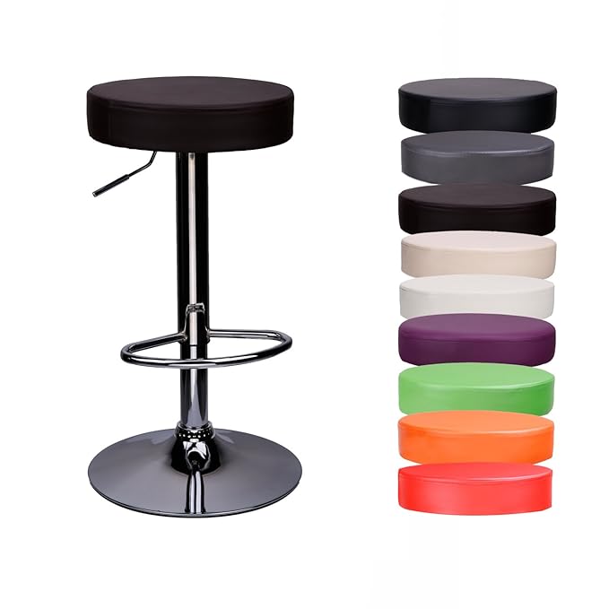 Amazon.de: CCLIFE Rund Barhocker Barstuhl Höhenverstellbar Drehbar ...