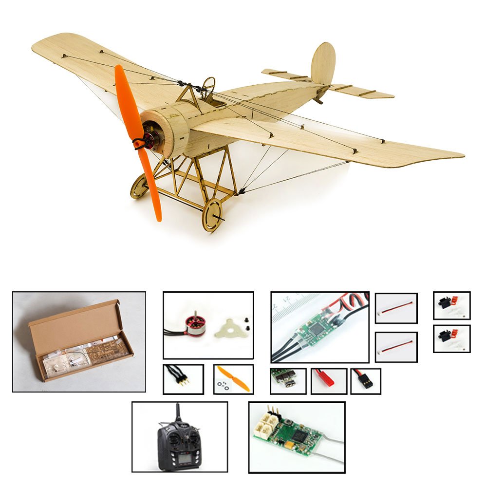 Amazon.com: Dancing Wings Hobby Balsa Wood Airplane Kit Micro 3CH 378mm ...
