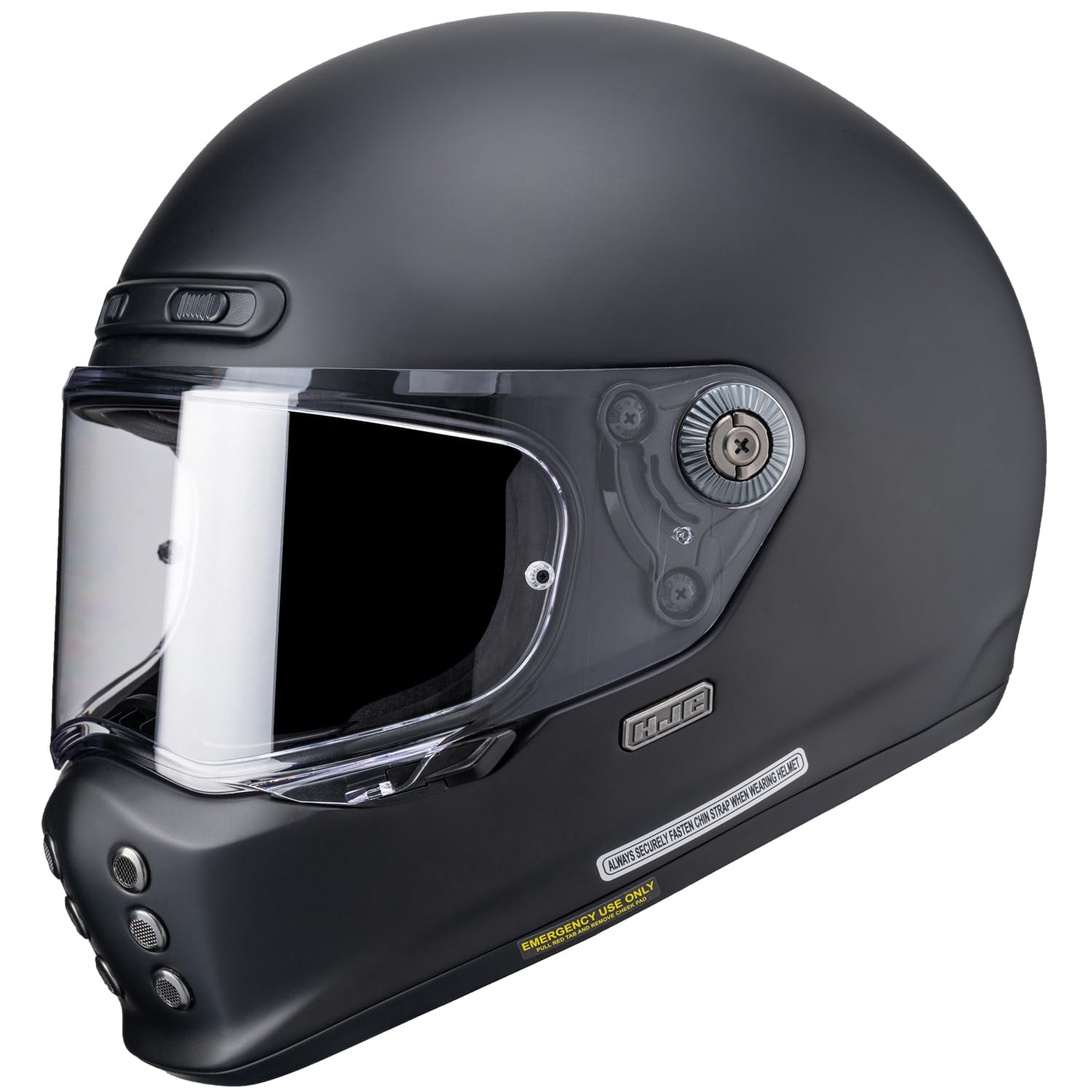 Mua HJC HELMETS V10 Solid HJH248 SEMI FLAT BLACK S Motorcycle Helmet ...