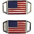 Amazon.com: 2pc American Flag Lace Shoe Charm Boot USA Accessory Laces ...