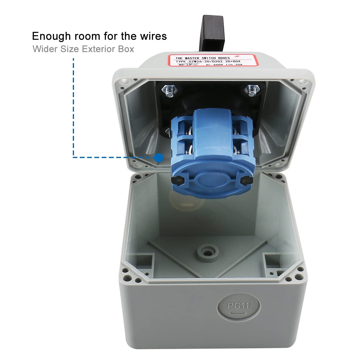 Mua Baomain Universal Rotary Changeover Switch SZW26-20/D202.2D with ...