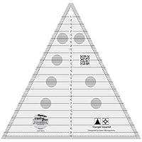Amazon.com: Creative Grids Triangle Squared Ruler 9-1/2in Quilt Ruler ...