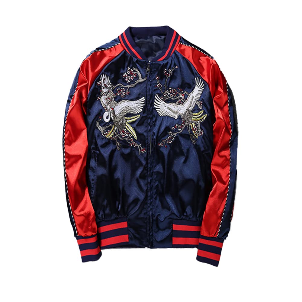 Mua URSFUR Unisex Jacket, Sukajan, Japanese Pattern, Satin, Yokosuka ...