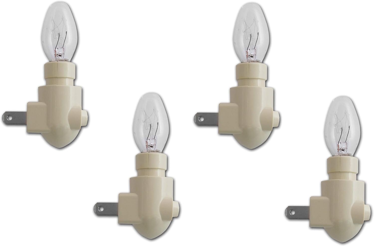 Creative Hobbies Plug in Night Light Module Includes 4 Watt Bulb, Ivory ...