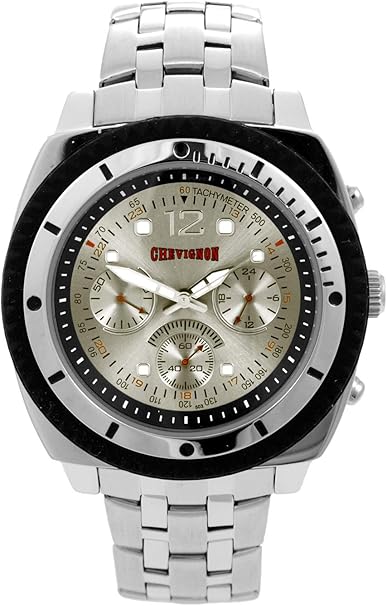 Chevignon Men's Quartz Watch with Black Dial Analogue Display Quartz ...