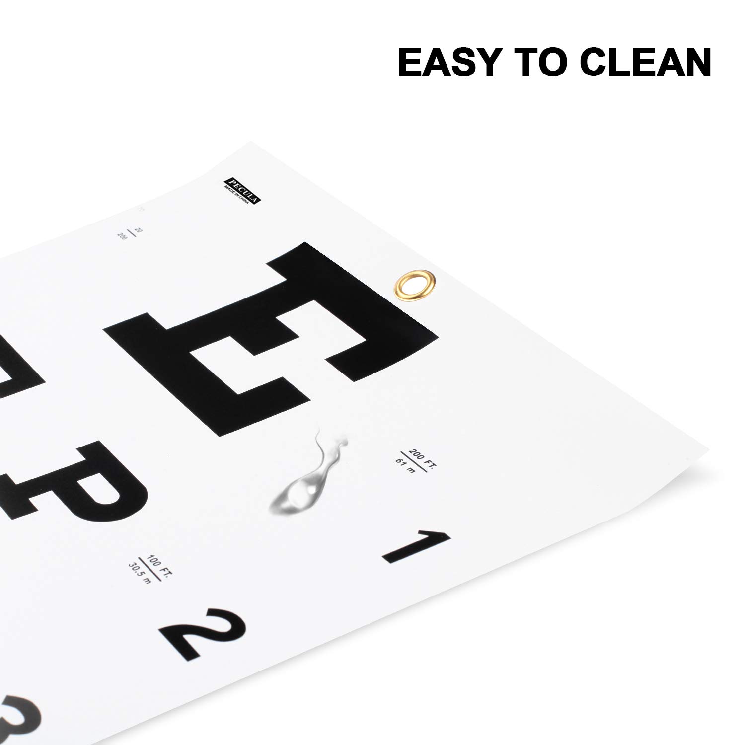 PECULA Eye Chart, Snellen Eye Chart, Wall Chart, Eye Charts for Eye ...